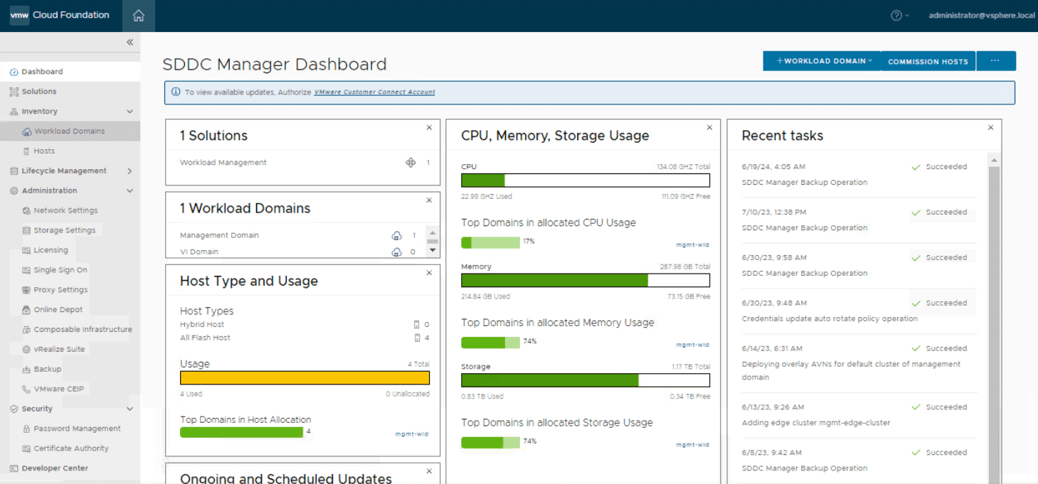 Key Differences Between vSphere and VMware Cloud Foundation